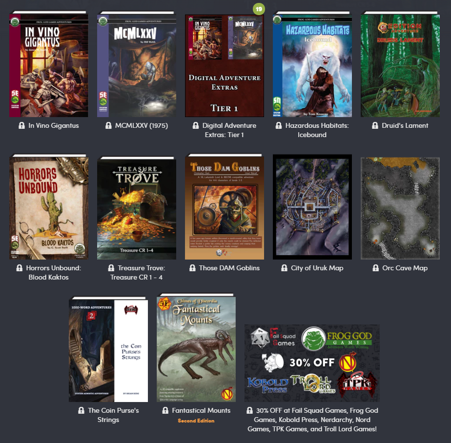 Humble Bundle: 5E Beast of a Bundle – No Rerolls