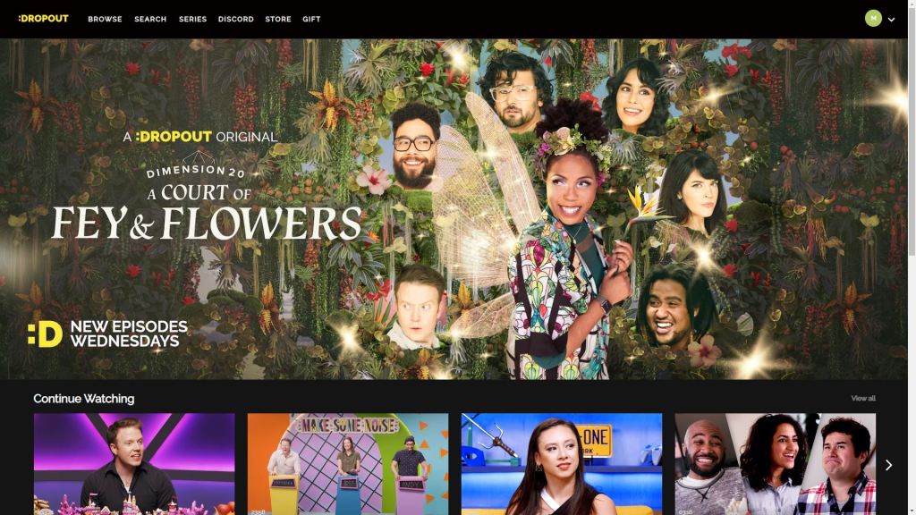 Review: Dropout.tv (Streaming Service) – No Rerolls