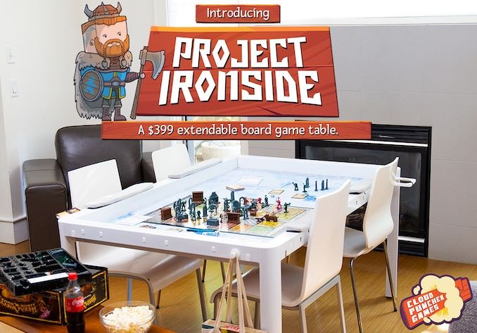 Kickstarter-Watch: Project Ironside Extendable Board Game Table – No ...
