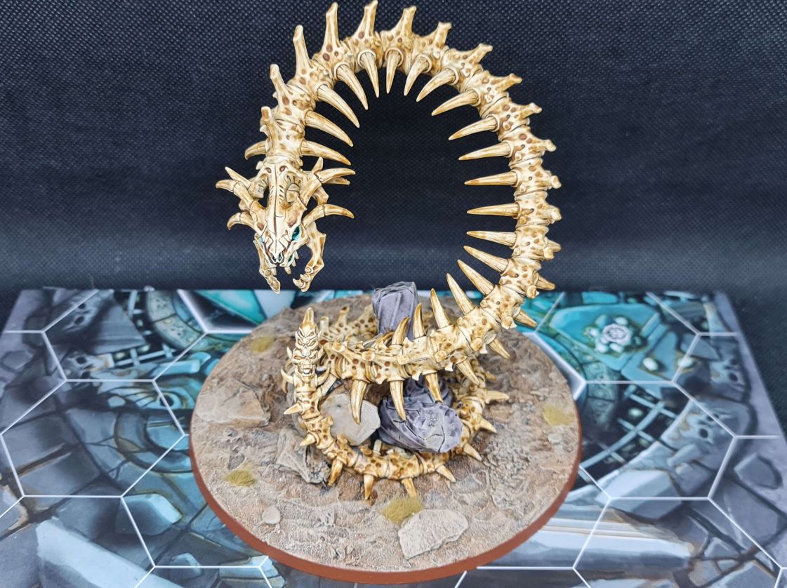 Completed: Bone Naga/Krondspine Incarnate of Ghur Proxy – No Rerolls