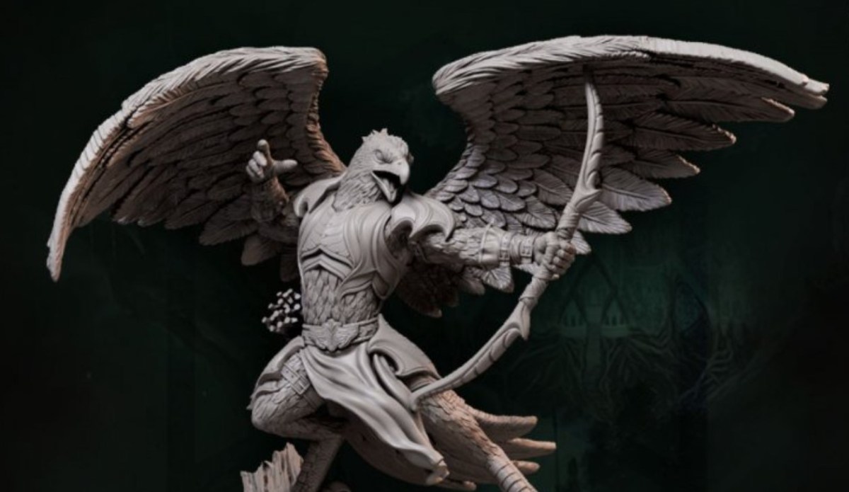 Completed: Aarakocra Soldier (Fighter/Ranger) – No Rerolls