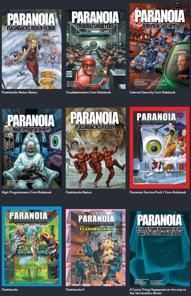 Humble Bundle: Paranoia 25th Anniversary Mega Bundle – No Rerolls
