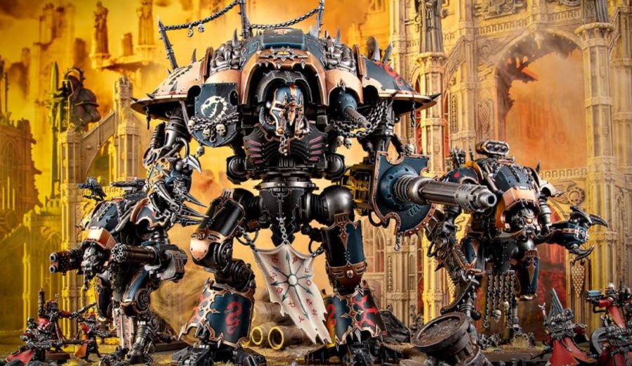 Building Chaos Knights for WH40K: Where to Find Each Knight Variant ...