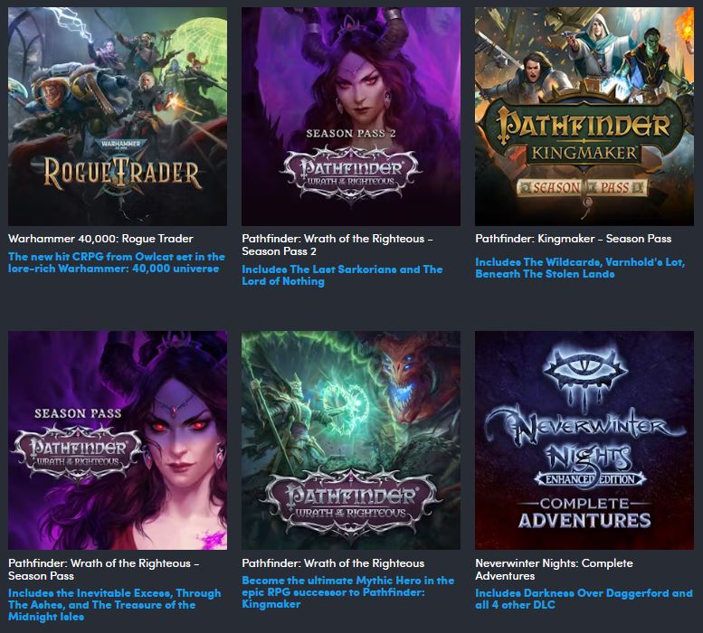 Humble Bundle: RPG Masters (Video Games) – No Rerolls