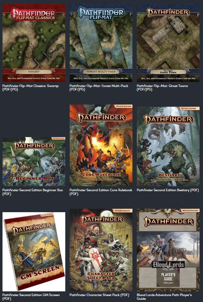 Humble Bundle: Pathfinder Bundle of the Dead – No Rerolls